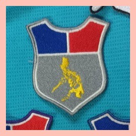 ⋇ Shield banner Philippine pinas map 2,75 in cosplay tactical loyalty ...
