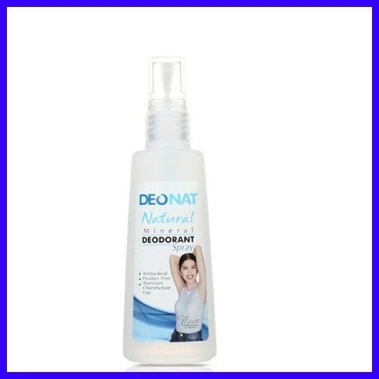 Deonat natural mineral deodorant spray (100ml) | Shopee Philippines