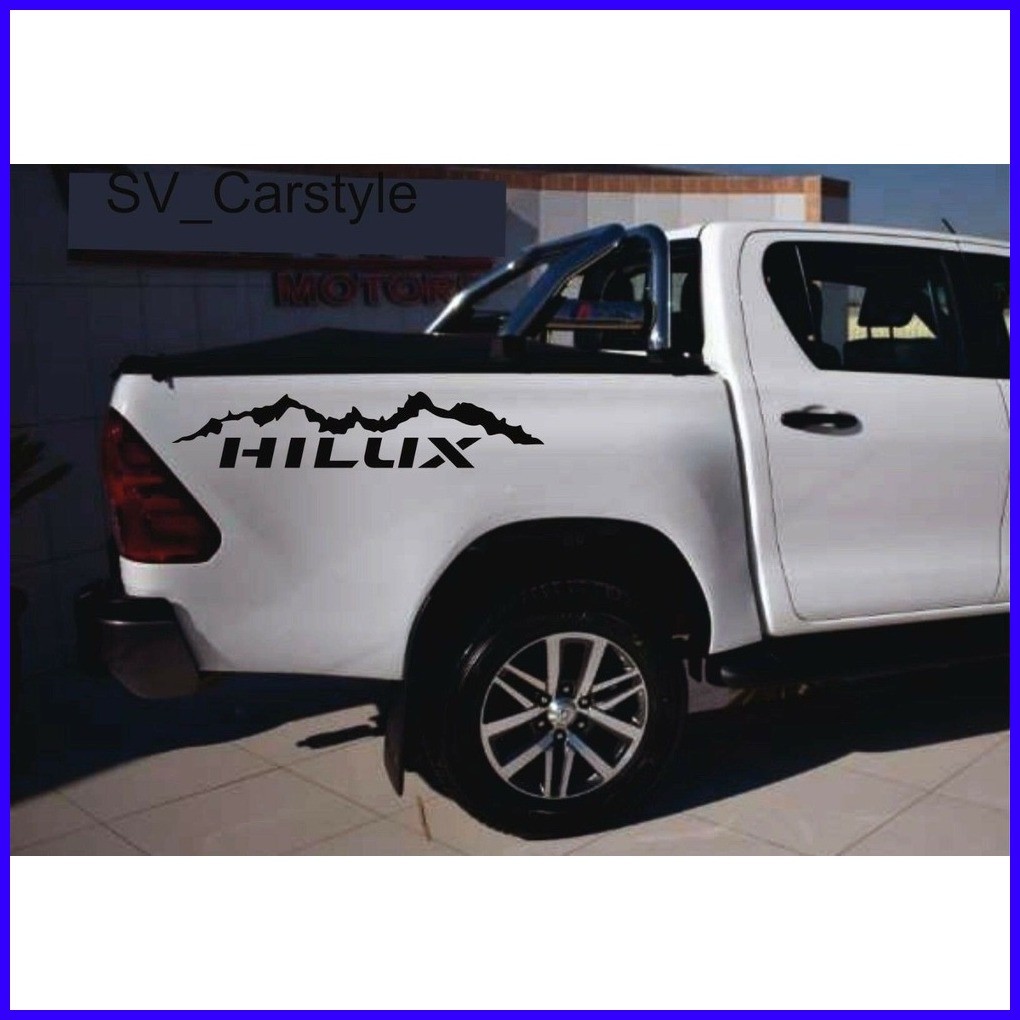 TOYOTA HILUX 2x side stripes vinyl body decal sticker graphics premium ...