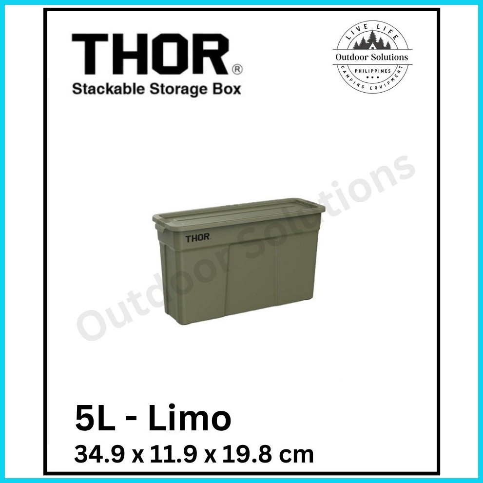 ☸ 5L Mini Limo THOR Heavy Duty Stackable Storage Box | Shopee Philippines