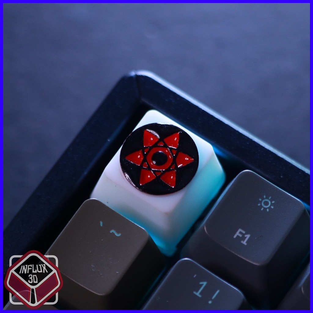 Naruto Sharingan Sasuke Mangekyo Keycap Mechanical Keyboard | Shopee ...