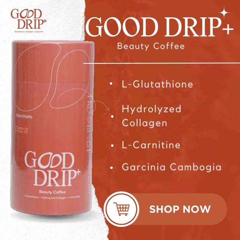 Good Drip+ Coffee Chiato | Glutathione Collagen L-Carnitine Whitening ...