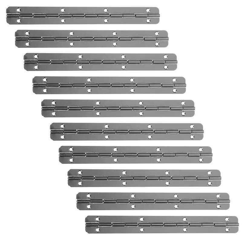 Long 10Pcs Hinges Heavy Duty Piano Hinge Continuous Hinges Flush Hinges ...