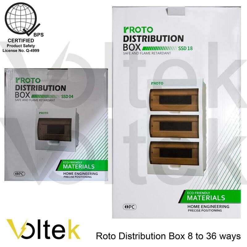 Distribution Box For Miniature Breaker Plastic Enclosure Panel Board 4 ...