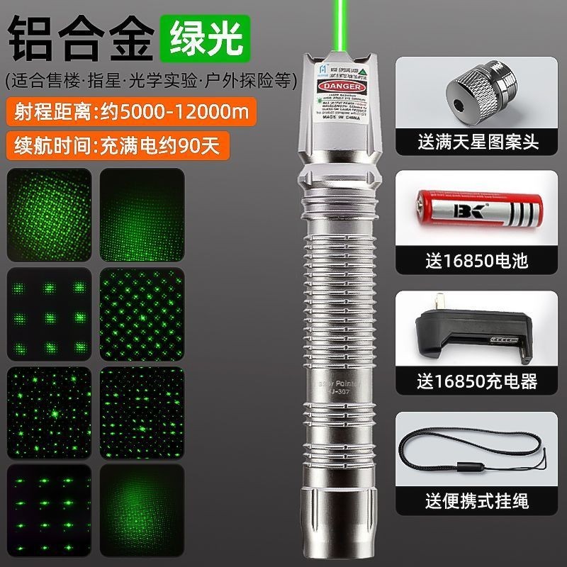 Super Strong Light High Power Laser Pointer Starry Sky Laser Pen Green ...