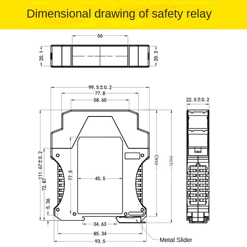Safety Relay STSR-3A1BN Safety Grille Emergency Stop Switch Two-Hand ...