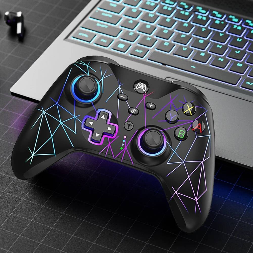 Gaming Wireless RGB/Programmable Game Controller Gamepad Switch/Switch ...