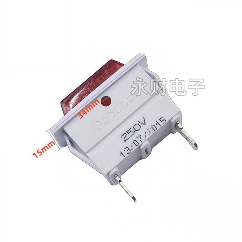 Refrigerator Freezer Power Rectangular Indicator Light 250V Red Green ...