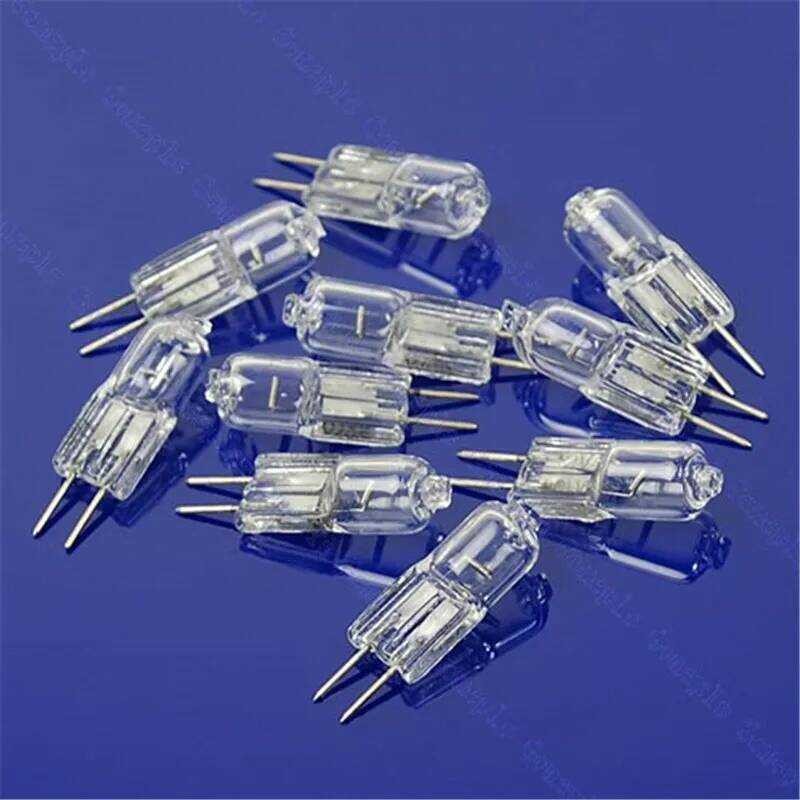 C New 10 X Halogen Light Lamp Bulb Capsule 20W 20 Watt 12V G4 Base Type ...
