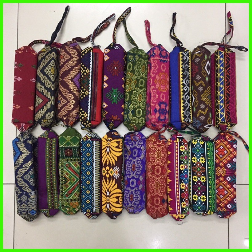 ♀ Batik Pencil Case pouch Original Batik assorted for pasalubong ...