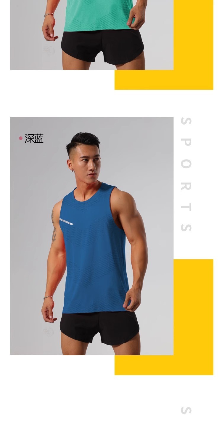 Ice Silk Quick-Dry Outdoor Sports Sando for Men - Breathable Gym ...