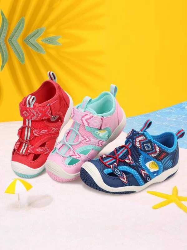 7 Girls' Closed-Toe Sandals Toddler Anti-Collision Foot Protection ...