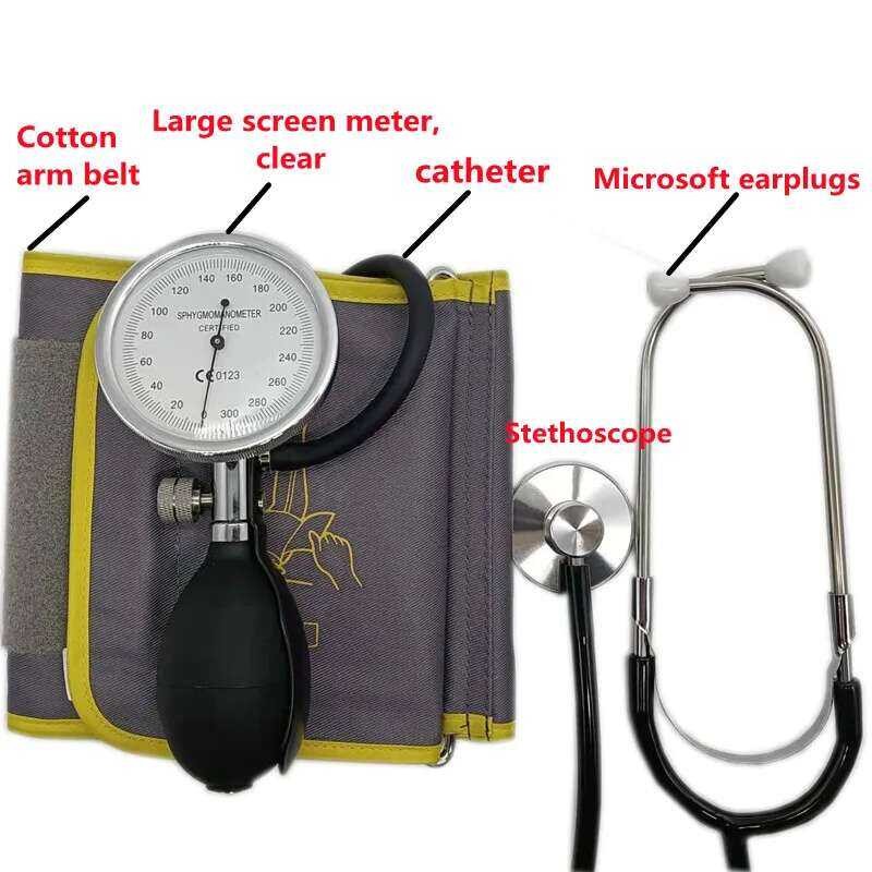 Traditional Household Blood Pressure Gauge With Stethoscope, Liquidless ...