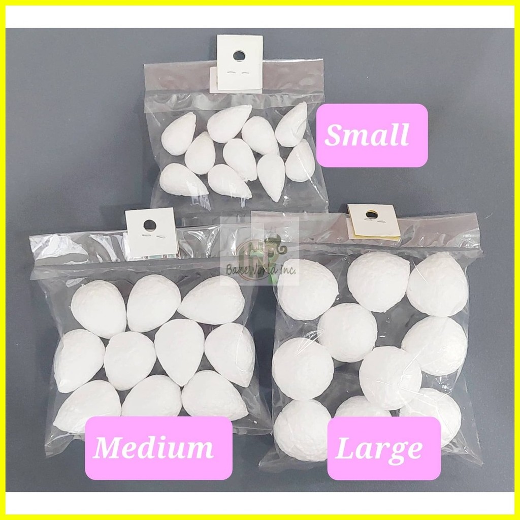 Styro Buds Small Medium Large 100pcs per pack | Shopee Philippines
