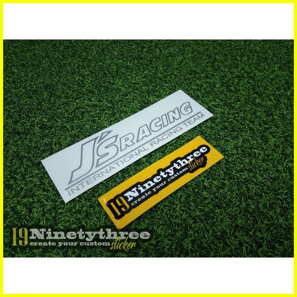 Js racing sticker spoiler | Shopee Philippines