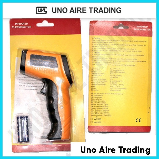 ☃ Aircon Thermometer Gun Infrared Non Contact for Aircon Thermogun with ...