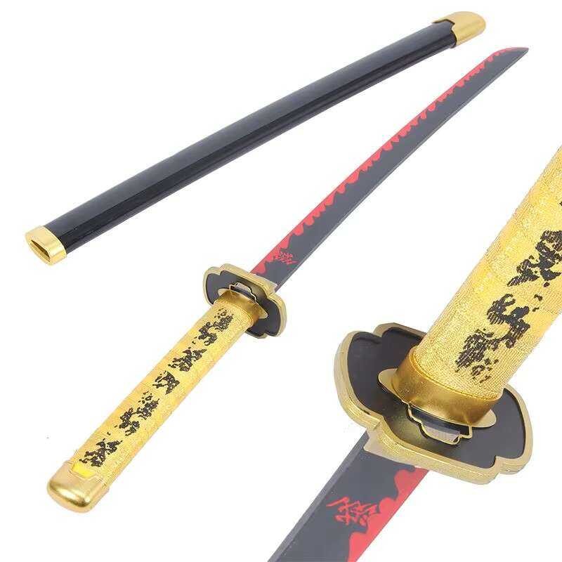 Demon Slayer Anime Sword Tsugikuni Yoriichi Katana Toys Wooden Sword ...