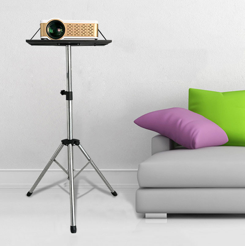 Adjustable Projector Stand - Universal Tripod Floor Mount for Home ...