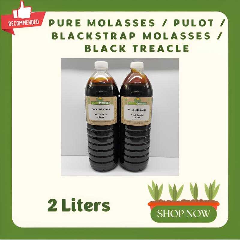 PURE MOLASSES 2.6 KILOS (2 Liters) / PULOT BLACKSTRAP BLACK TREACLE ...