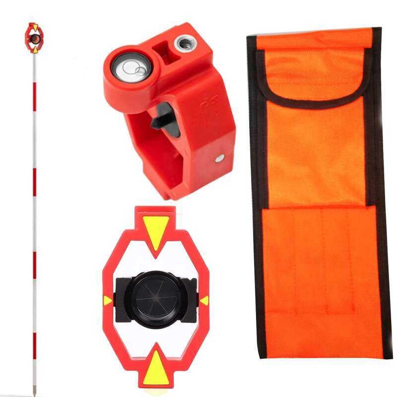 Mini Total Station Prism 17.5MM with Four-Section Rod Micro GMP111 Lens ...