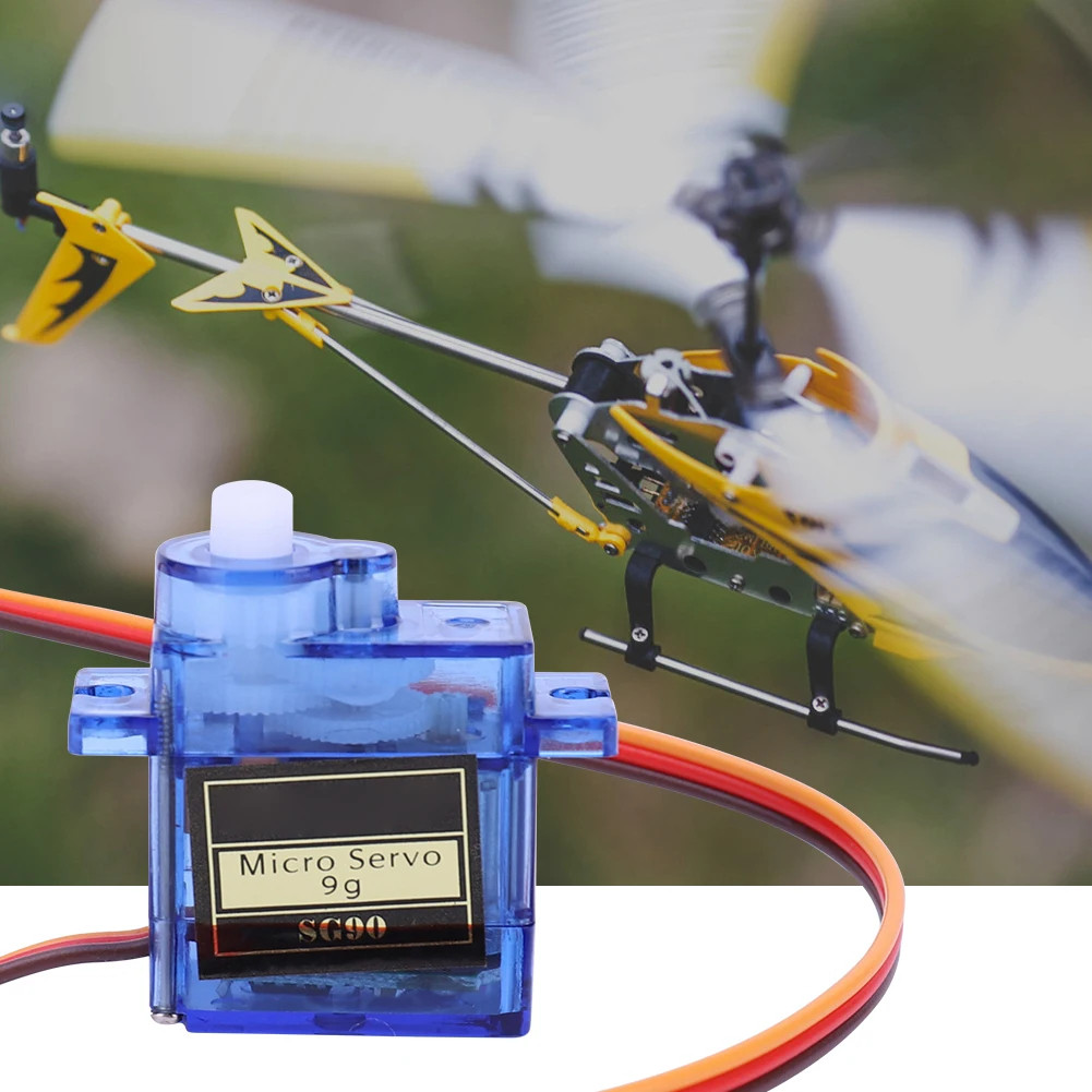 (PHI Stock) 10Pcs SG90 9g Micro Servos Kit for RC Robot Helicopter ...