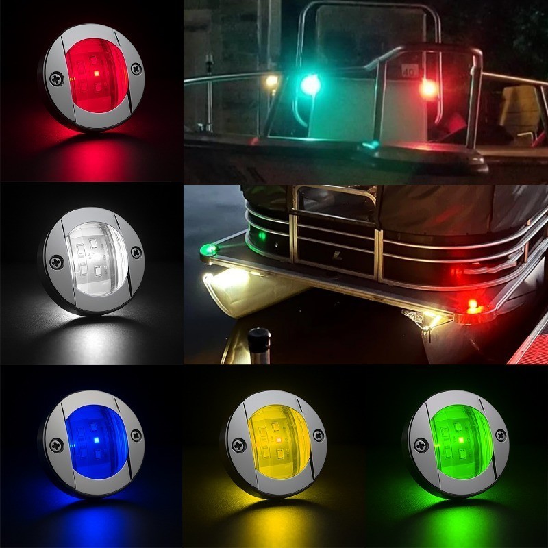 6 LED DC 24V Signal Light - Boat Marine Navigation Light - Yacht ...