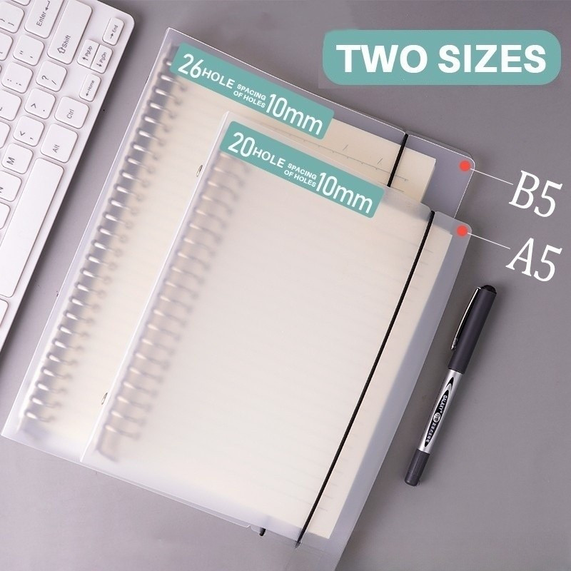 Binder Notebook A5 B5 A4 Loose Leaf Refill Paper Refillable Coil Notepad 60 Sheets School ...