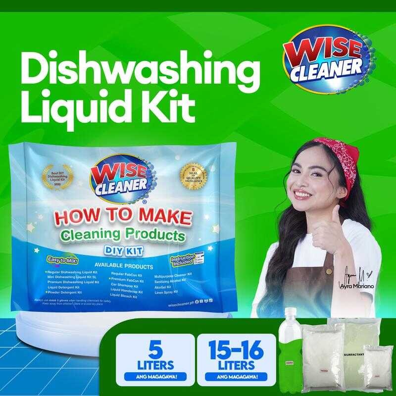 WISE CLEANER DIY DISHWASHING LIQUID KIT Household Without Bottles Set ...