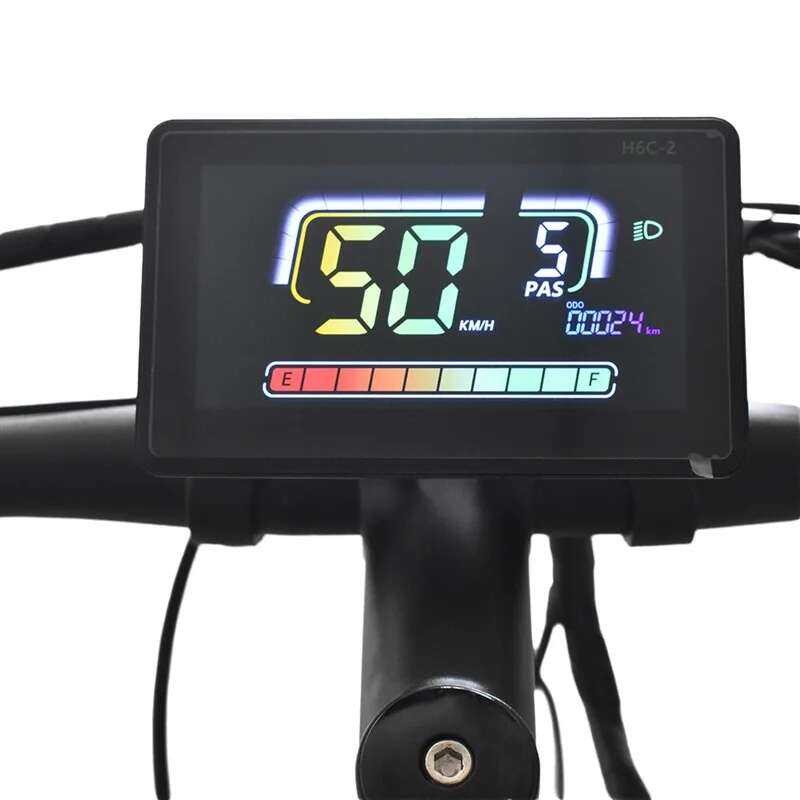 H6c-2 6 E-Bike Meter LCD Display Electric Scooter Speedometer Dashboard ...