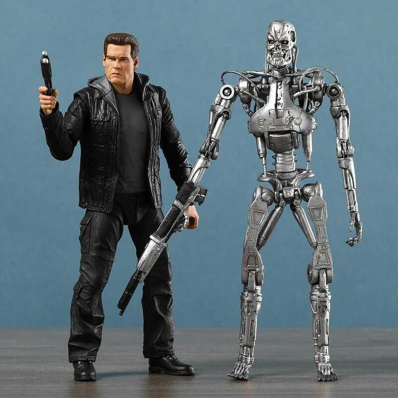 NECA ☽ Terminator Genisys T-800 Guardian Endoskeleton Joints Moveable ...