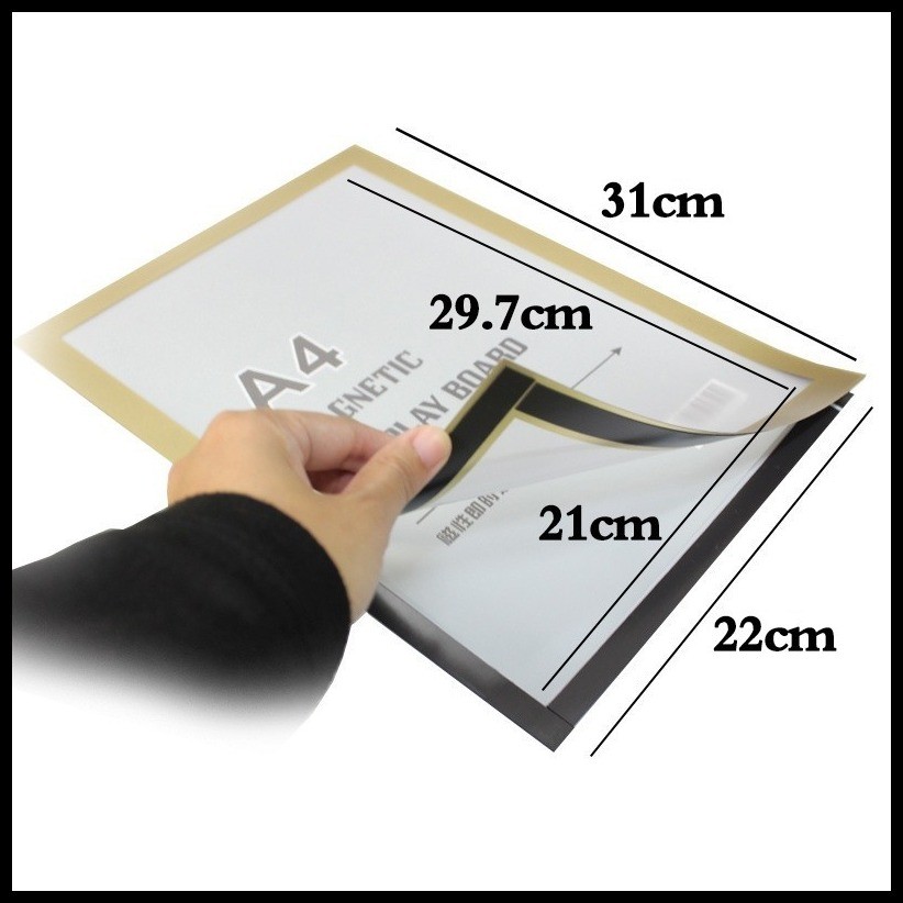 A3 A4 A6 Magnetic Display Board Wall Stick Frame Photo Certificate ...
