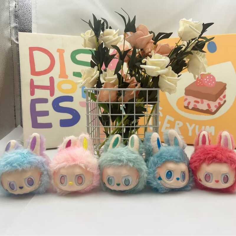 New 3rd Generation Labubu Little Melon Vinyl Face Plush Doll Keychain ...