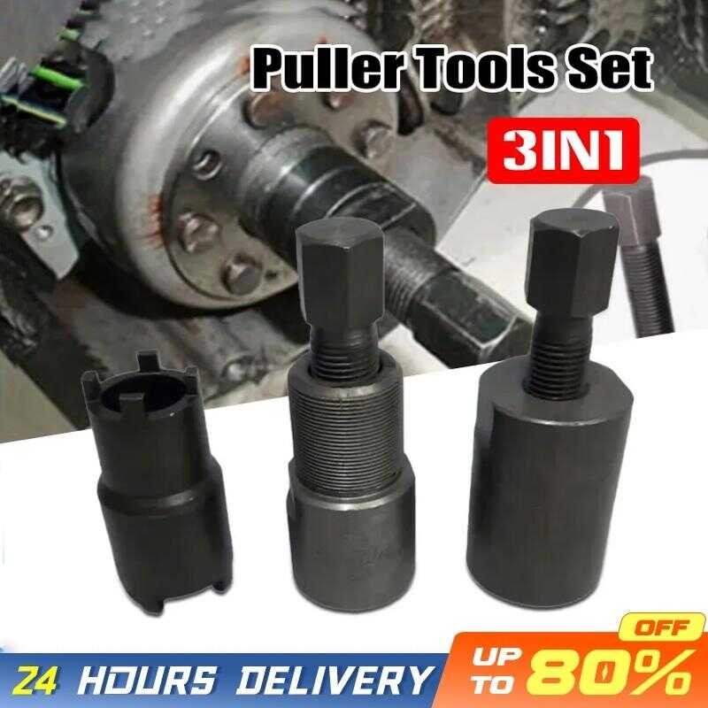 Durable Steel Magneto Puller Set With 4-Pin Socket Spanner Tool And ...