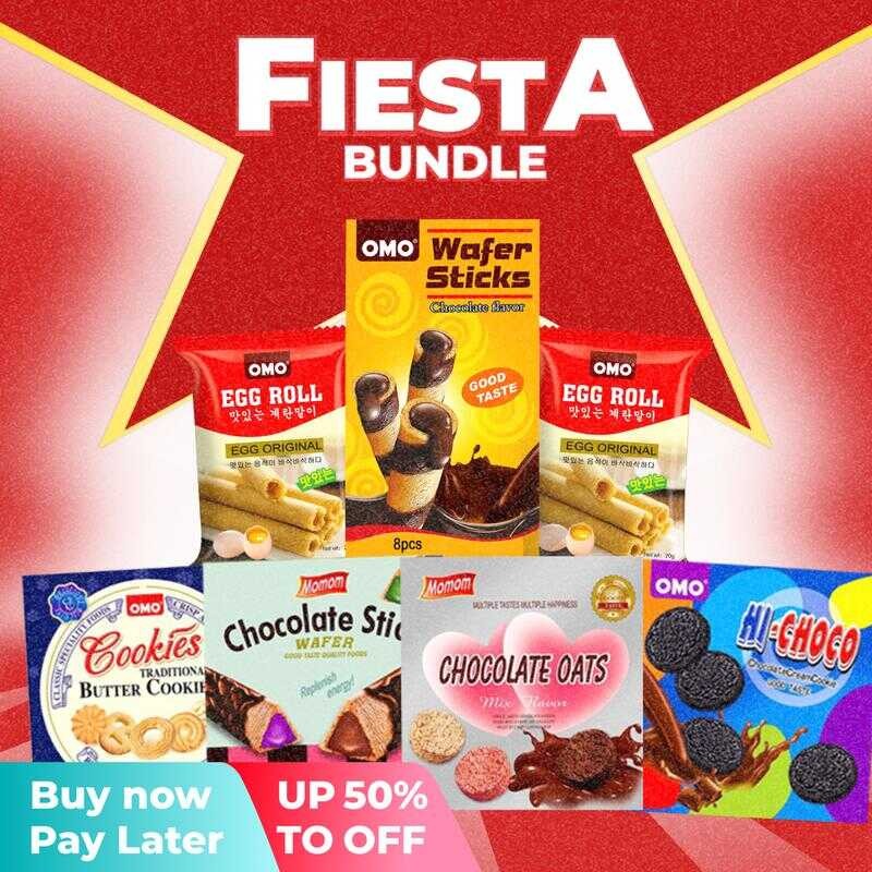 [Fiesta Bundle] 7 Packs Of Butter Cookies, Chocolate Sticks, Chocolate ...