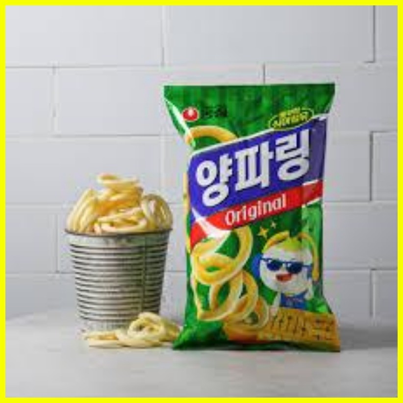 NONGSHIM ONION RINGS ( YANGPA RING / ONION RING ) KOREAN SNACK 50G-80G ...