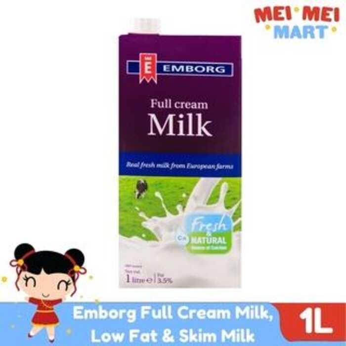 Emborg Full Cream Milk Low Fat Skim 1L - Authentic Dairy Protein ...