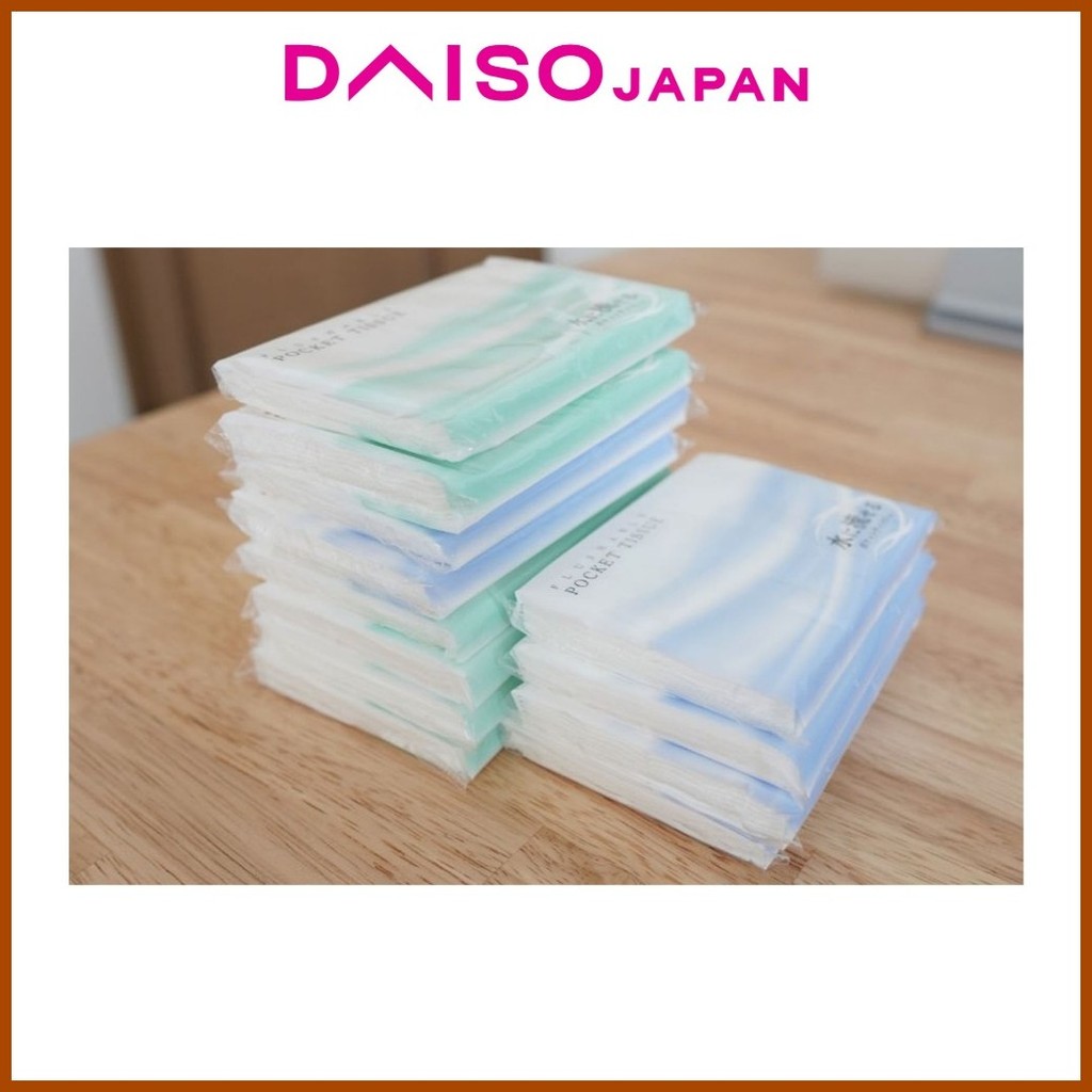 Daiso Flushable Pocket Tissue (12 packs) | Shopee Philippines