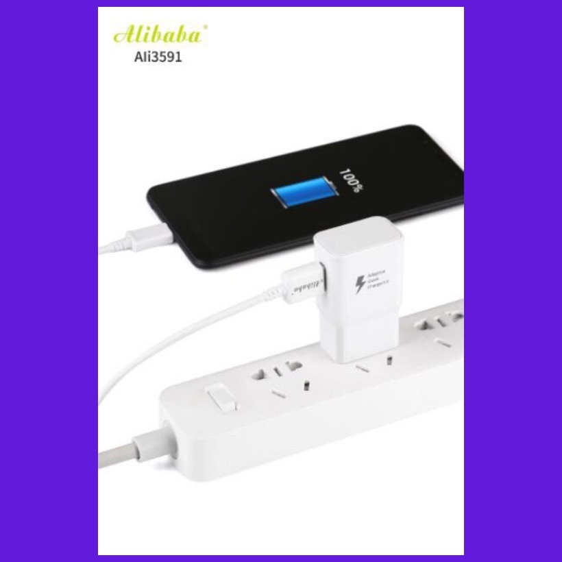 ♥️ Alibaba 3591 3.0 quick charger for android V8 type C 5G | Shopee ...