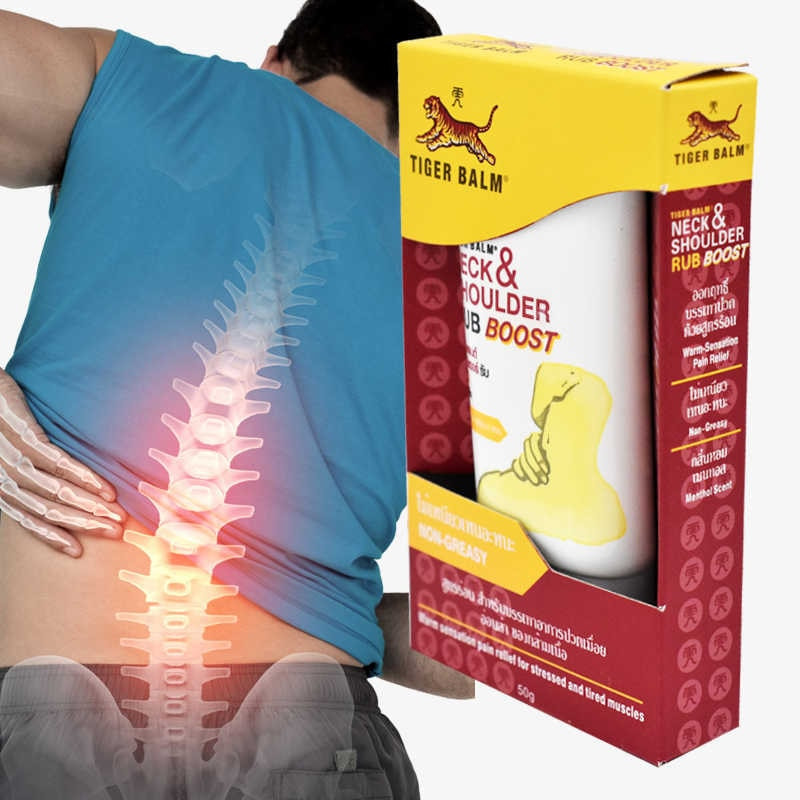 Tiger Balm Neck and Shoulder Rub Boost 50grams (hongkong ver) | Shopee ...