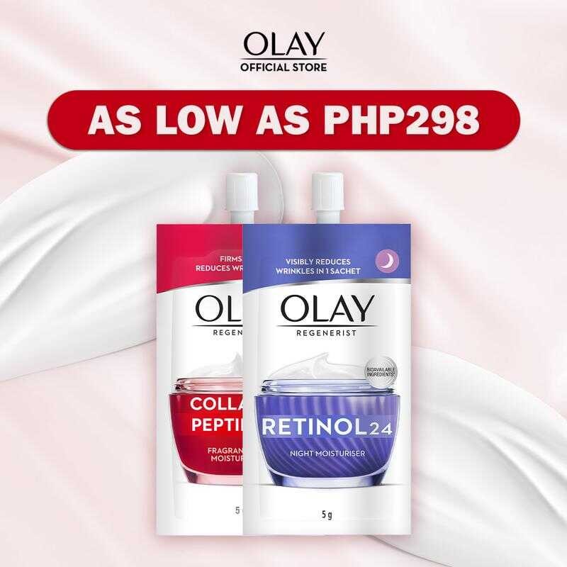 [Virtual Bundle] Olay Retinol + Collagen Day and Night Sachet Bundle ...
