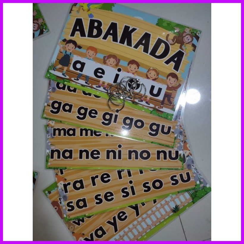 ABAKADA Hanging Wall Chart - Laminated A4Size (with Free Finger Pointer ...
