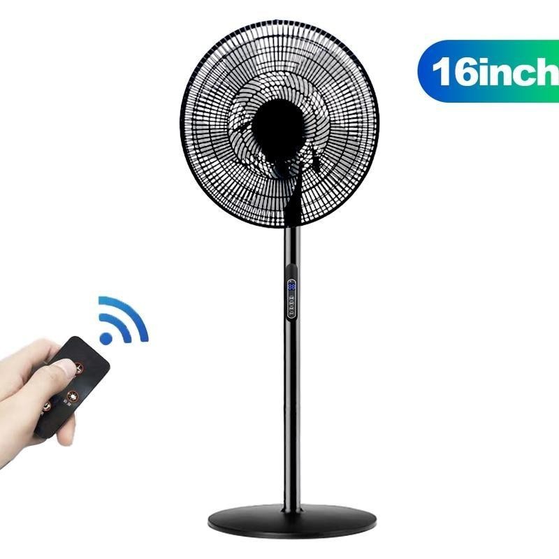 Electric Fan 16 Inches Remote Control Stand Fan 8 Speed Floor Fan ...
