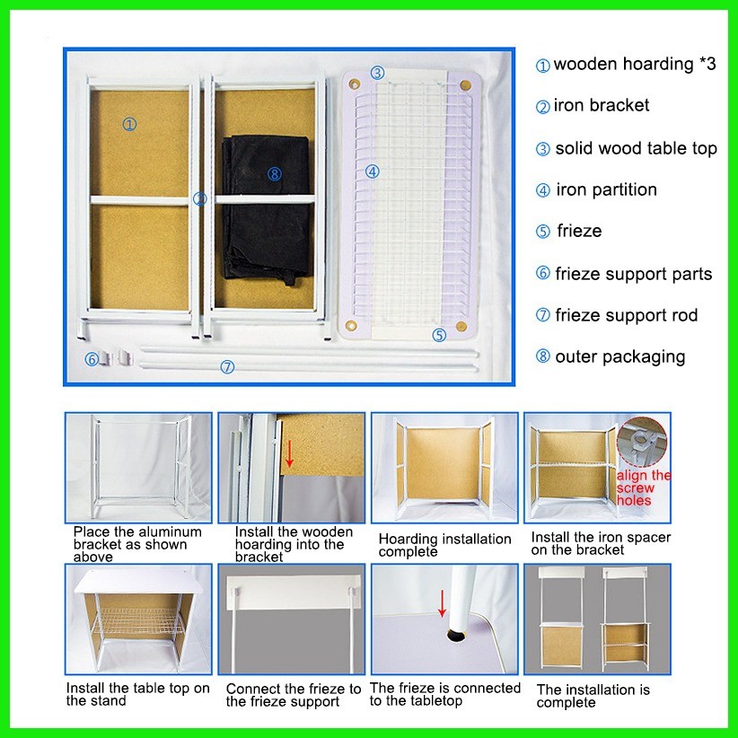 Portable booth PROMOTIONAL booth Collapsible booth Portable Booth With ...