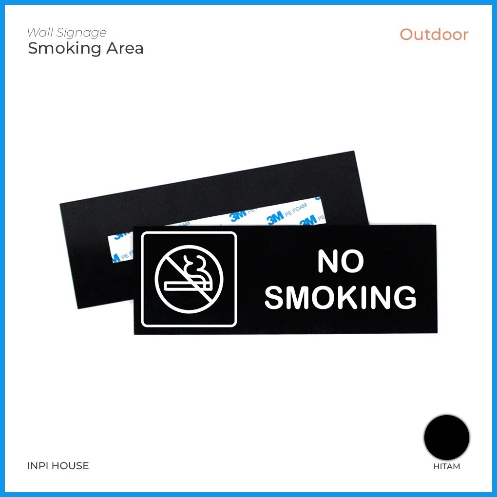 Sign board no smoking - no smoking - Acrylic signage - no smoking logo ...
