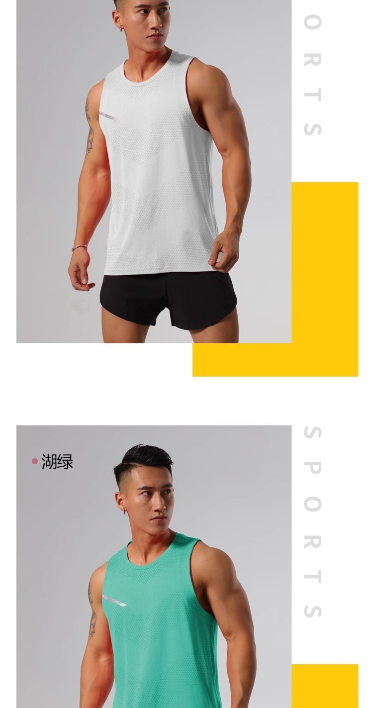 Ice Silk Quick-Dry Outdoor Sports Sando for Men - Breathable Gym ...