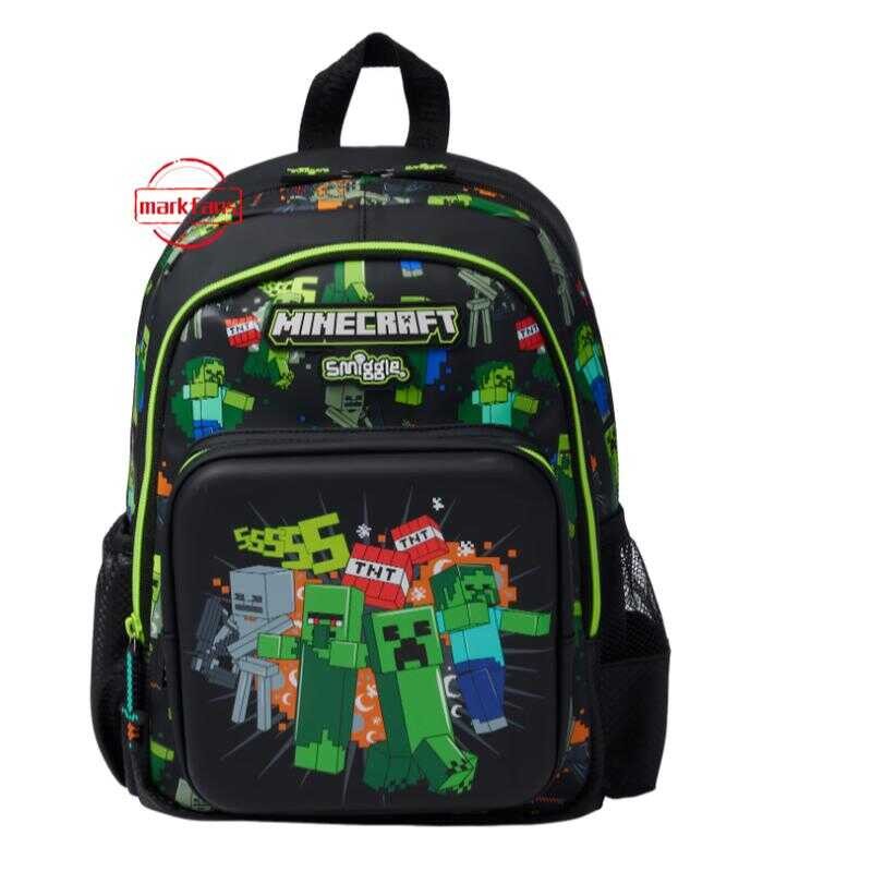 Smiggle Minecraft Junior Character Backpack | Shopee Philippines