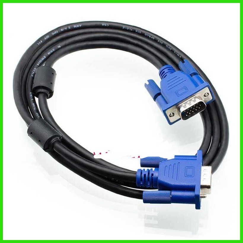 ⚽︎ 1.5M 3M 5M 10M VGA to VGA Cable Computer Monitor Cable PC Cable（3+6） | Shopee Philippines