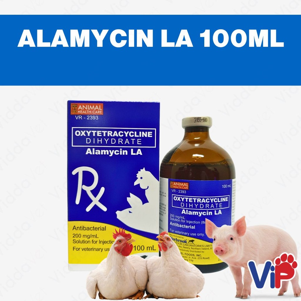 Alamycin LA 100ml Treatment of diseases caused by organisms sensitive ...