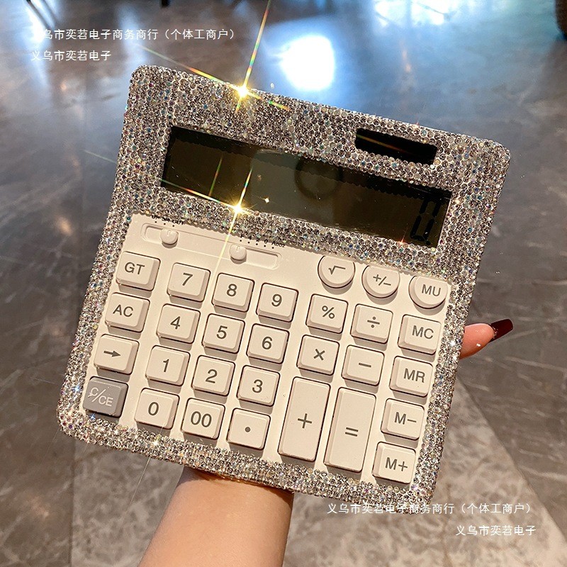 Big Screen And Beautiful Office Red Goddess Rhinestone Electronic ...