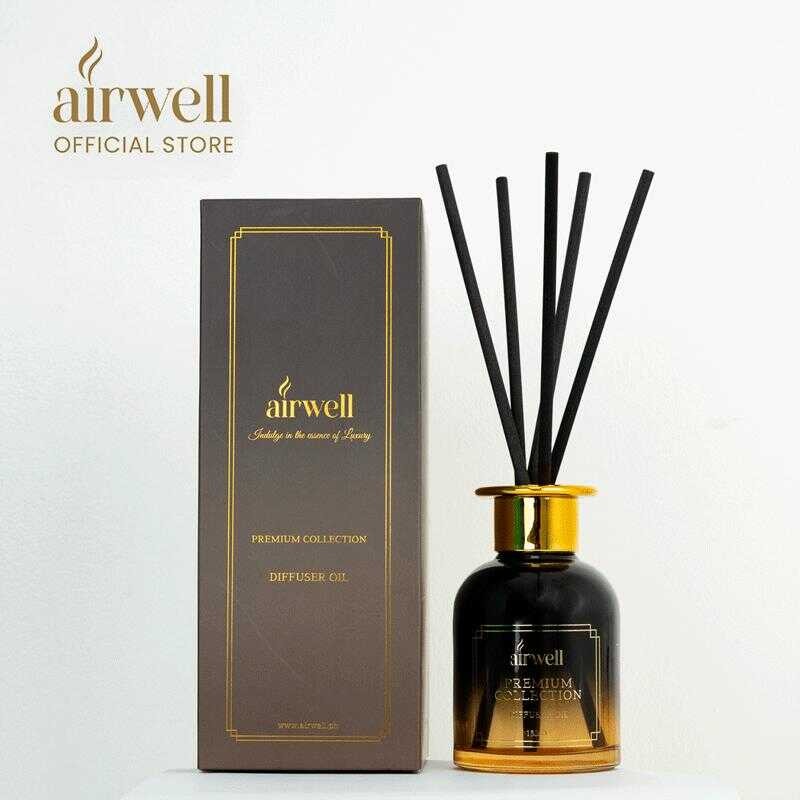 Airwell Aesthetic Reed Diffuser Home Fragrances Long-Lasting Scent ...